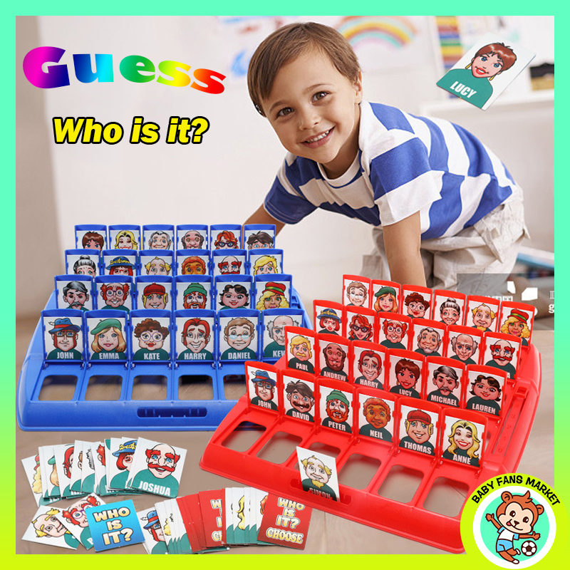 Ready Stock Guess Who Is It ? Funny Family Guessing Games Classic ...