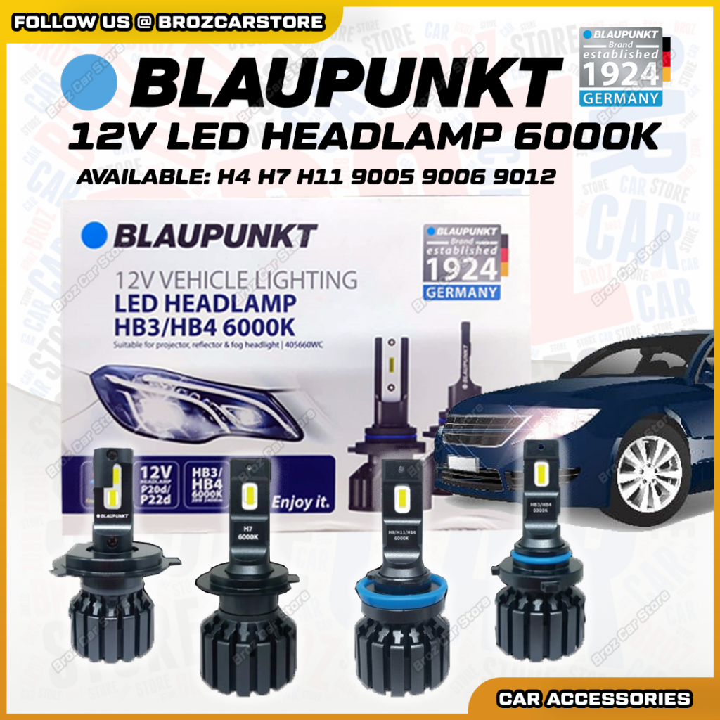Blaupunkt 12v LED Vehicle Lighting Headlamp Projector Reflector Fog ...