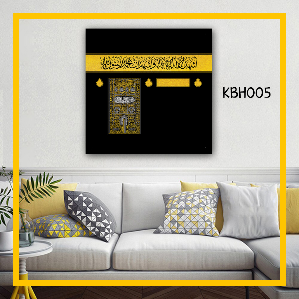 KAABAH FRAME | Frame Khat Poster Canvas uv Islamik frame, deko, hiasan ...