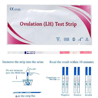 Ovulation test strips opk uji kesuburan perempuan ujian LH menentukan ...