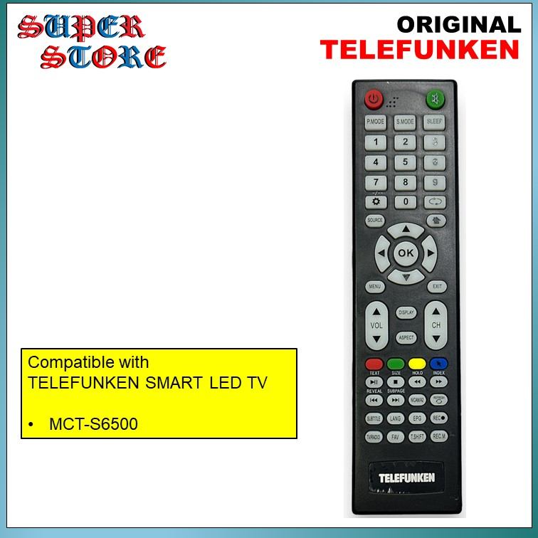 **ORIGINAL** TELEFUNKEN DVB-T2 SERIES FLAT PANEL SMART TV LED LCD TV ...