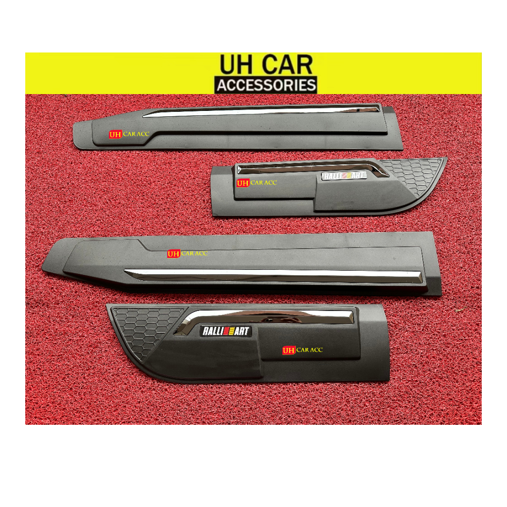 MITSUBISHI TRITON 2019-2023 DOOR SIDE CALDDING PANEL PROTECTOR COVER ...