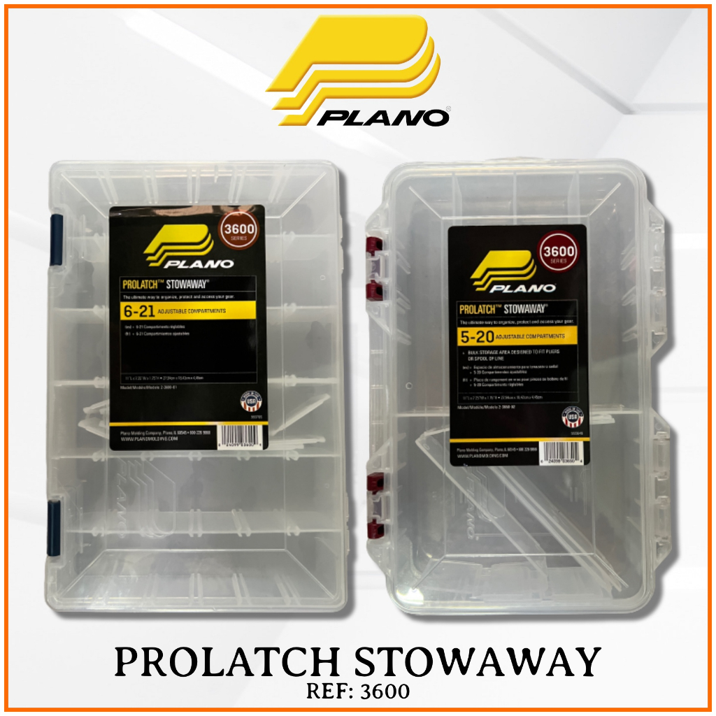 Plano Prolatch Stowaway Fishing Tackle Box (Ref: 3600) | Shopee Malaysia