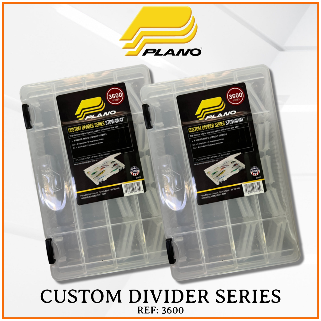 Plano Custom Divider Series Stowaway Fishing Tackle Box (Ref: 3600 ...