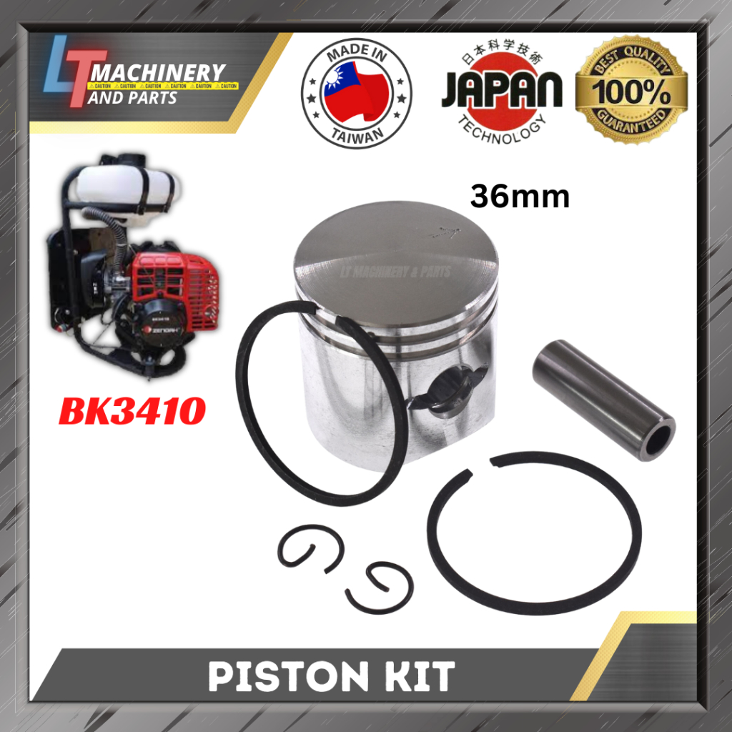 Piston Kit Taiwan Husqvarna H532 Zenoah BK3410 Brush Cutter Mesin ...
