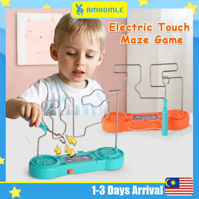 Kids Electric Touch Maze Game Collision Electric Shock Toy Party Funny ...
