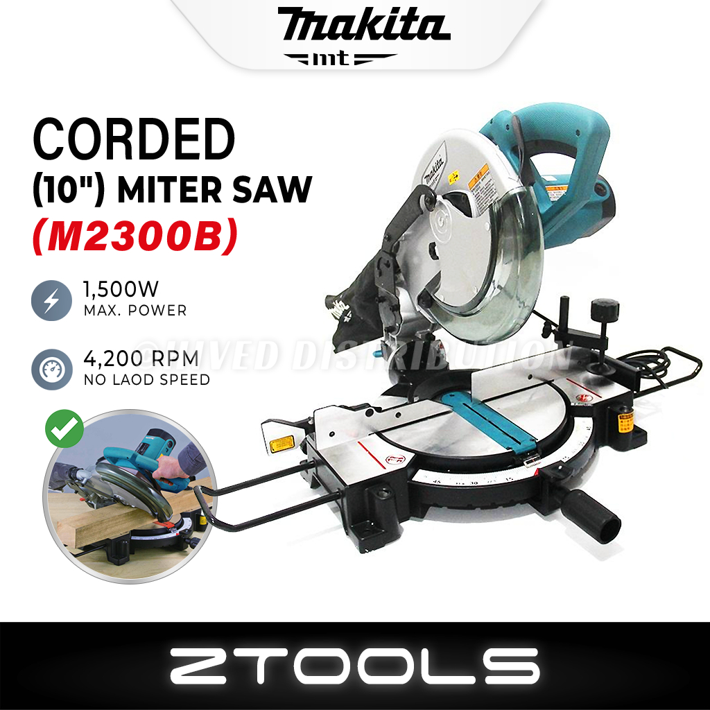 Makita 1500W/10" Compound Miter Saw M2300B | Wood & Steel & Aluminium ...