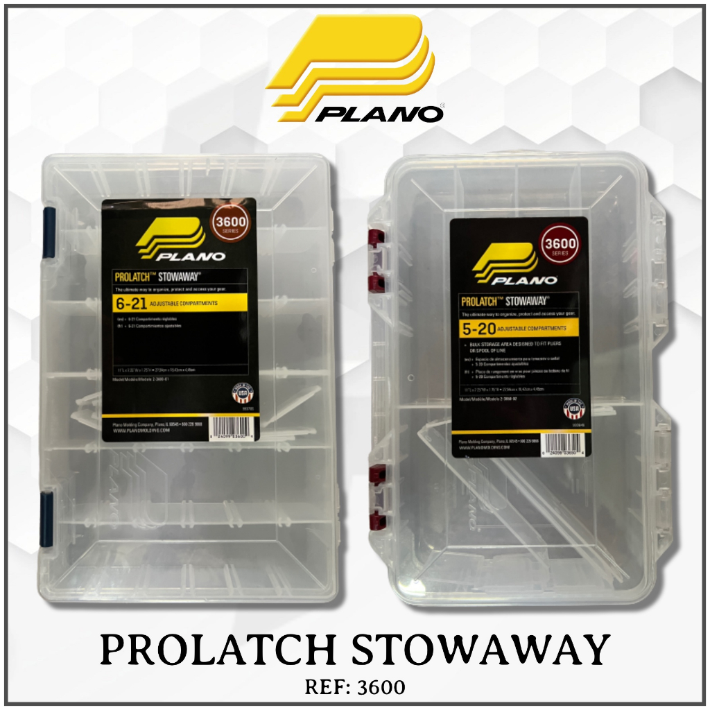 Plano Prolatch Stowaway Fishing Tackle Box (Ref: 3600) | Shopee Malaysia