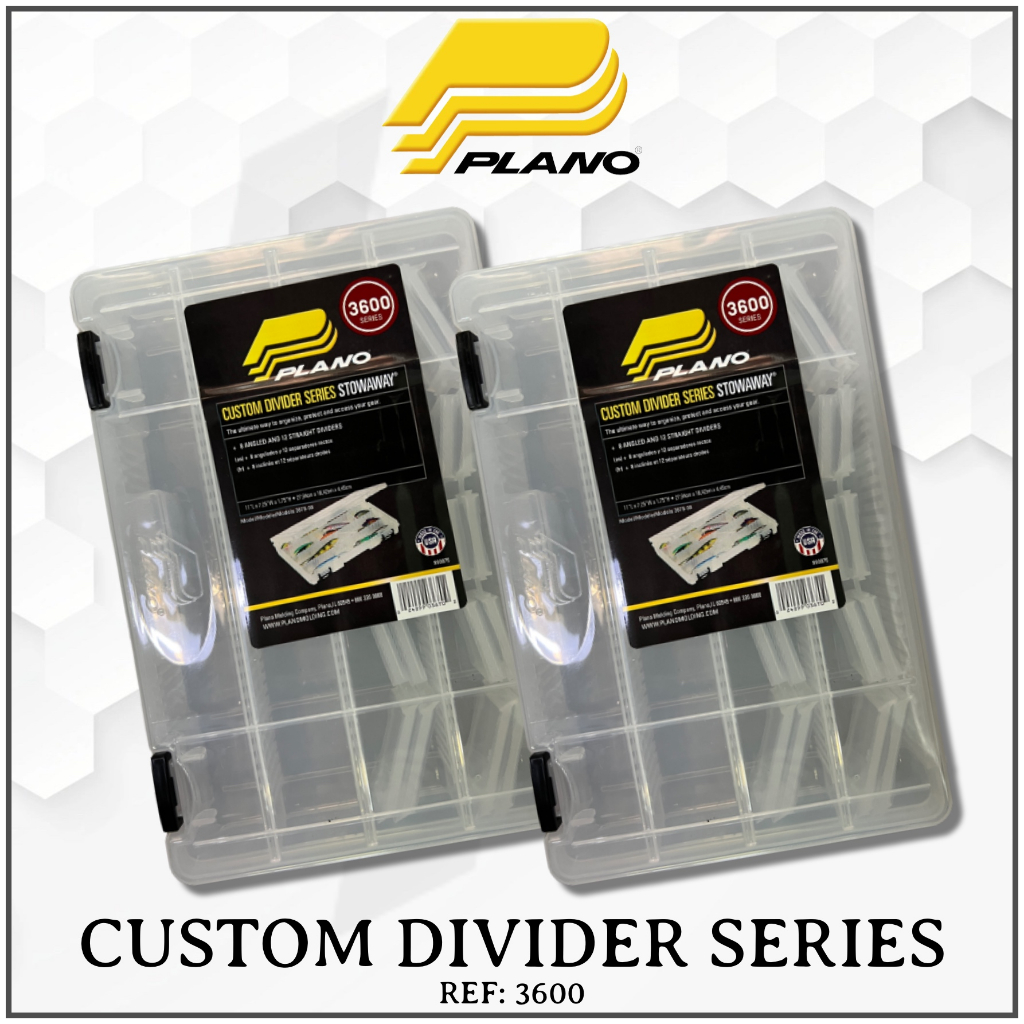 Plano Custom Divider Series Stowaway Fishing Tackle Box (Ref: 3600 ...