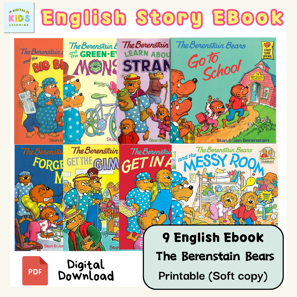 【English Ebooks PDF】9 story books for kids The Berenstain Bears ...