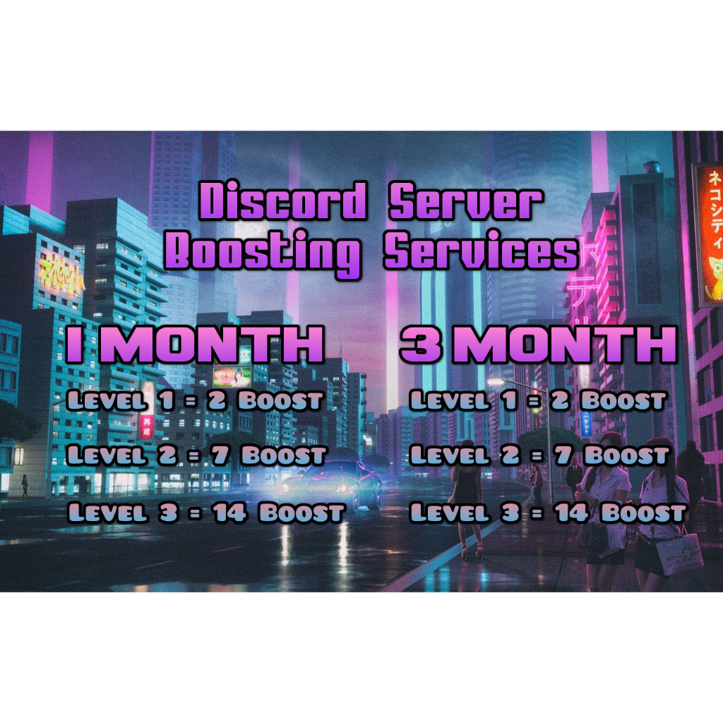[🔮] Discord Server Boost | Shopee Malaysia