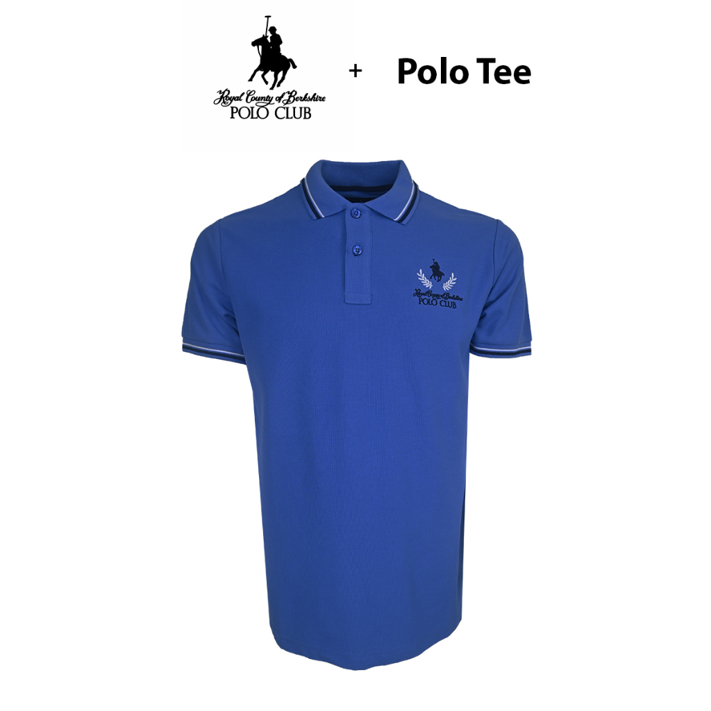 RCB Polo Club Men Blue Short Sleeve Polo Shirt RMTS60819 | Shopee Malaysia