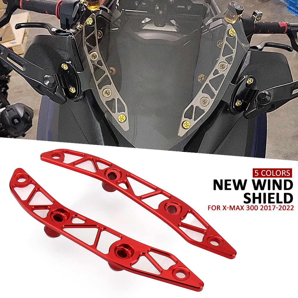 Windshield Bracket Yamaha XMax 250 300 V1 NUI RACING Aluminium CNC ...