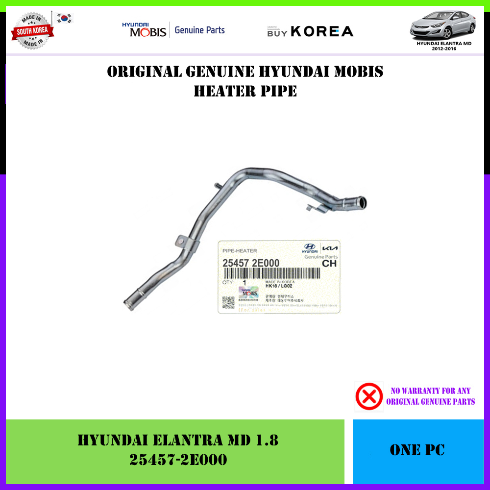 Hyundai Elantra MD 1.8 Genuine Original Heater Pipe / Water Hose ...