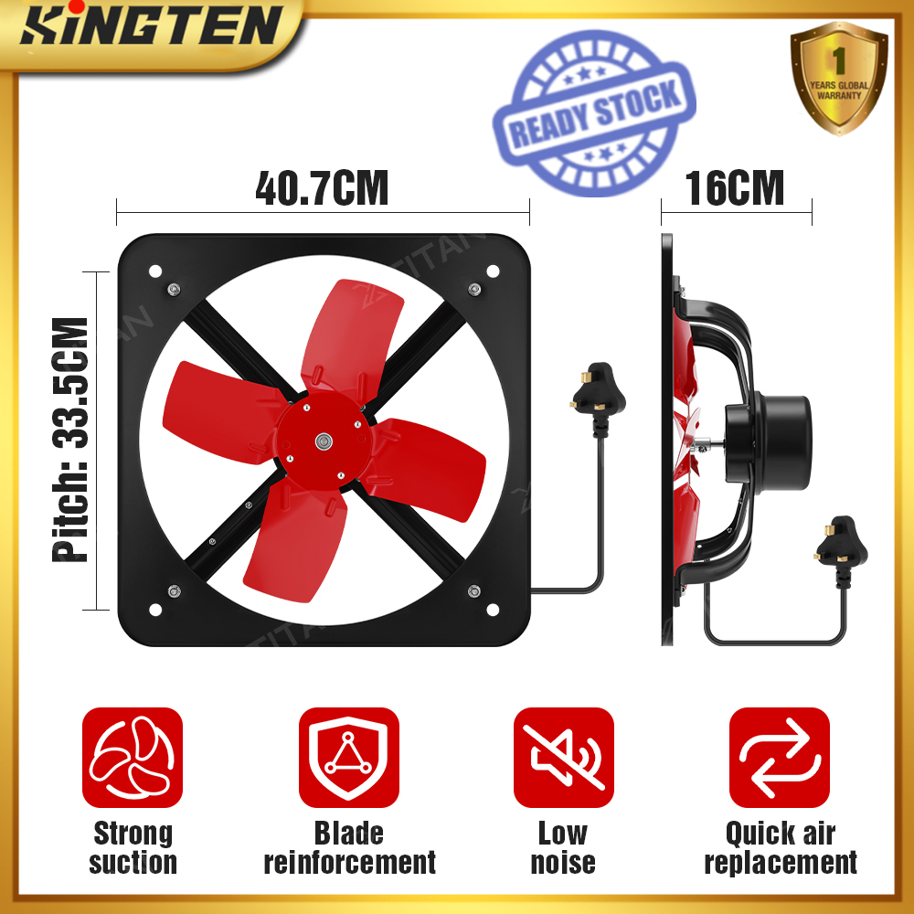 10inch 12inch 14inch Household Exhaust Fan Household Ventilation Fan Kipas Ekzos Rumah Tangga ...