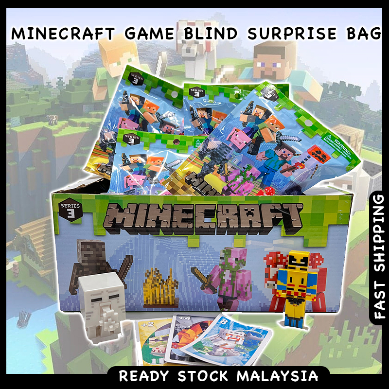 Minecraft Game Action Figure Toy Blind Surprise Bag Doll Collection ...