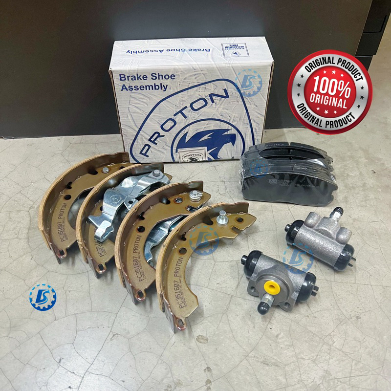 100% Original Proton Saga 8V Magma Orion Rear Brake Shoe Brake Pump ...