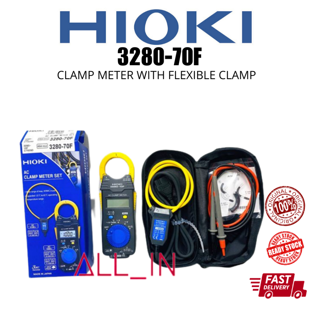 HIOKI 3280-70F Clamp Meter with Flexible Meter | Shopee Malaysia