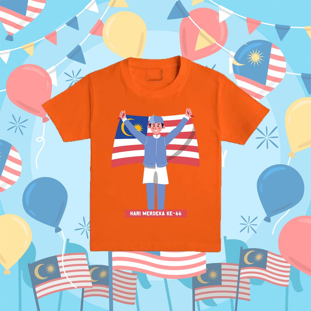 🔥Merdeka Promosi 🔥Baju Kids Hari Merdeka Tshirt Baju Kanak Kanak Tee ...