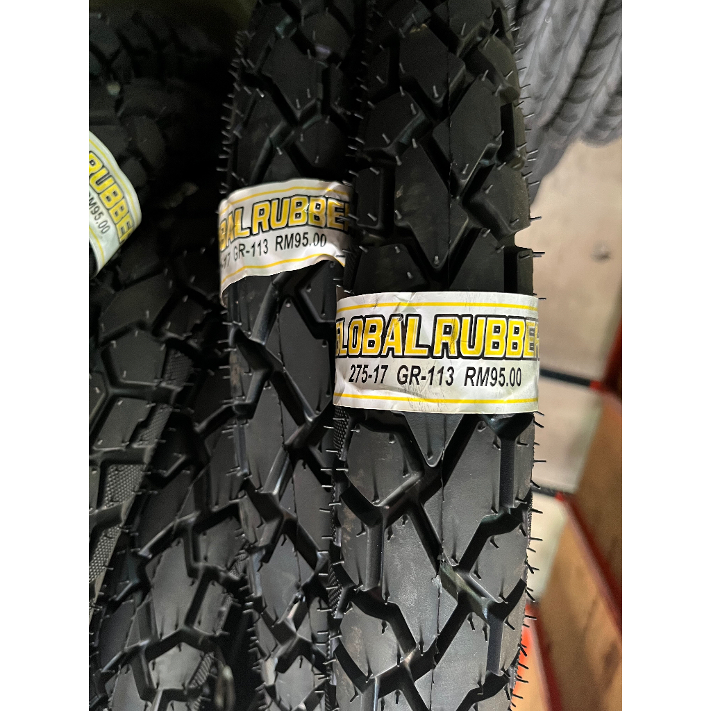 GRT Motorcycle Tubeless/Tubetype Tyre GR113 grt Motor Tube Type Tayar ...