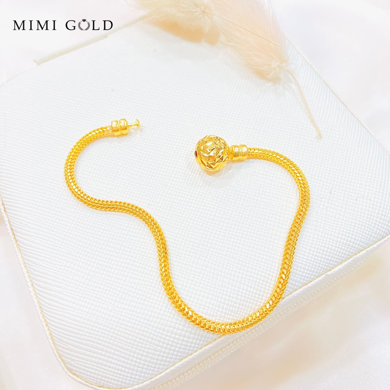 Rantai Tangan Pandora (bulat) Tulen Emas 916 (N) | Shopee Malaysia