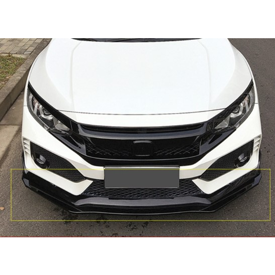 Civic FC 2016-2021 Type R Add On Front Diffuser Lip Typer (3section ...