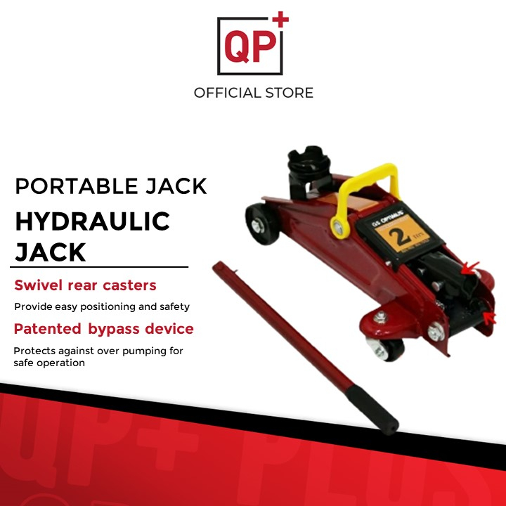 QUALITY JACK 2 TON HYDRAULIC PORTABLE FLOOR CAR JACK WITH PLASTIC BOX ...