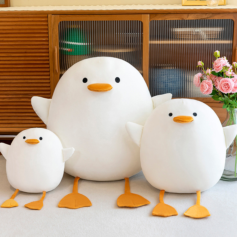 White Duck Pillow Plush Sleeping Stuffed Doll Toy Birthday Gift Present ...
