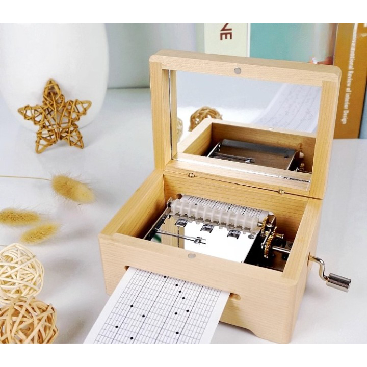 15/30 Note DIY Tones Hand Cranked Music Box Christmas Gift Birthday ...