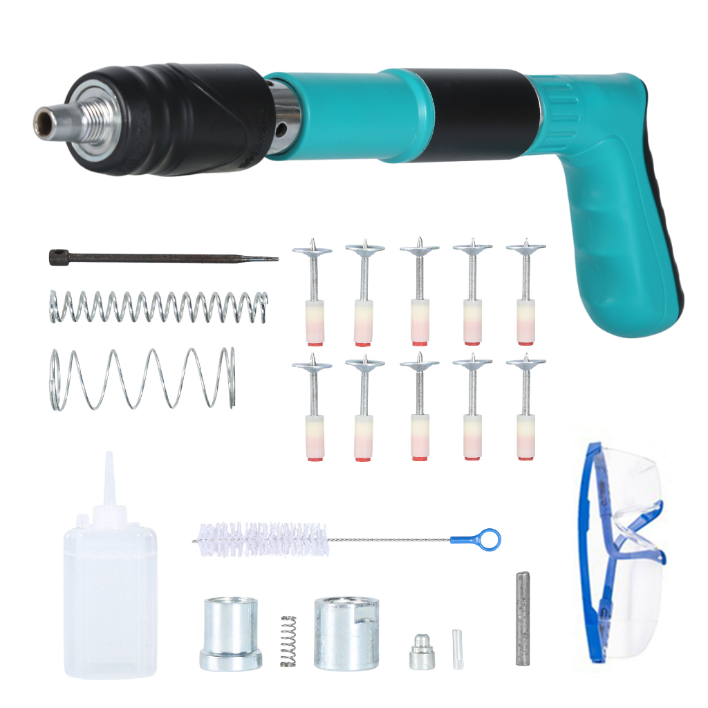 Nails Gun(220nails) Concrete Nail Gun Cordless Rivet Gun Tufting Gun ...