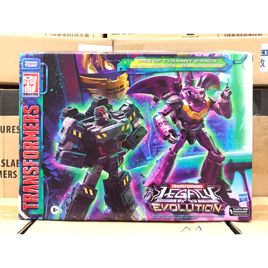Transformers Legacy Evolution Rise of Tyranny 2-Pack Miner Megatron ...