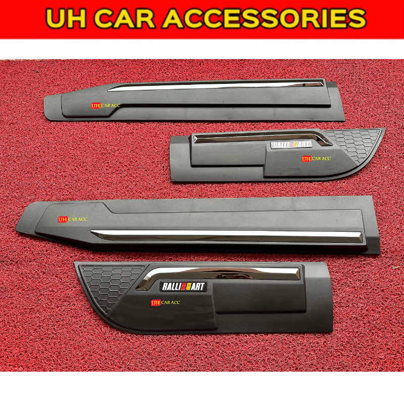 MITSUBISHI TRITON 2019-2023 DOOR SIDE CLADDING PANEL PROTECTOR COVER ...
