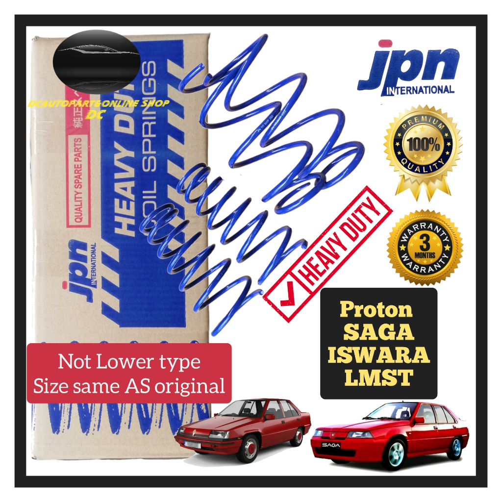 JPN INTERNATIONAL HEAVY DUTY COIL SPRING PROTON SAGA ISWARA LMST 1.3 1. ...