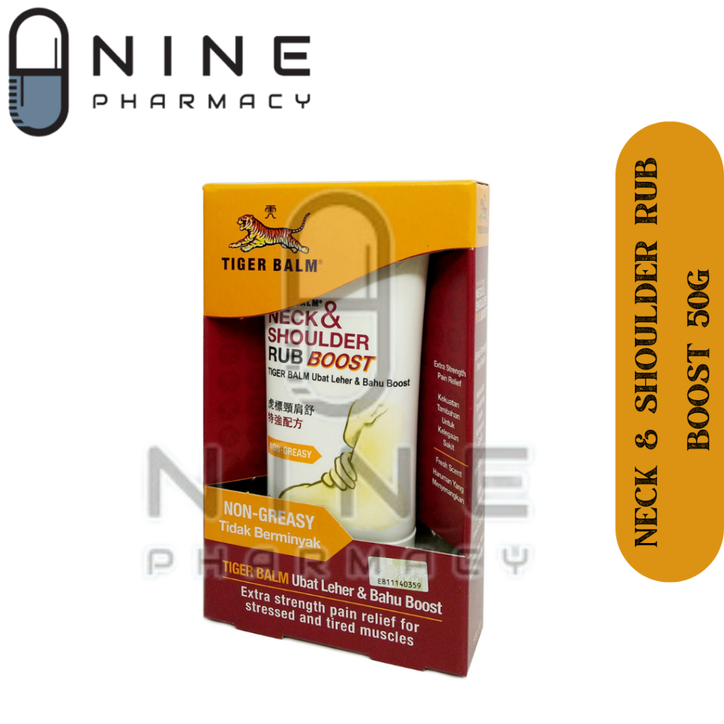 TIGER BALM NECK&SHOULDER RUB BOOST 50G | Shopee Malaysia