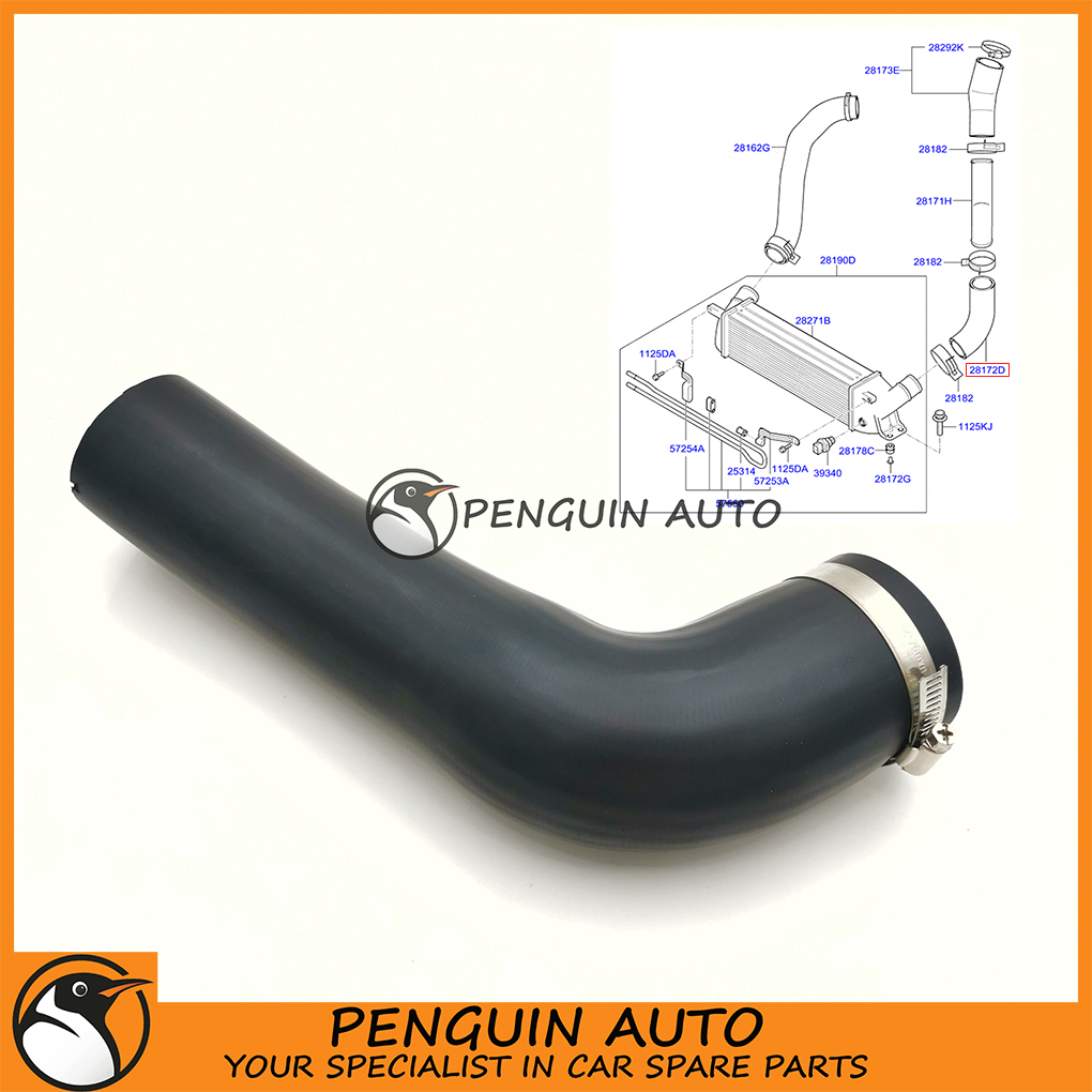 HYUNDAI STAREX ROYALE 2012 INTERCOOLER TURBO HOSE 28173-4A710 | Shopee ...
