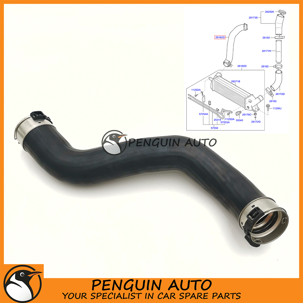 HYUNDAI STAREX ROYALE 2012 INTERCOOLER TURBO HOSE 28160-4A704 | Shopee ...