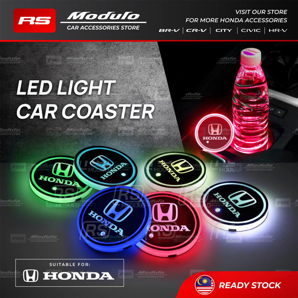 HONDA 𝐋𝐄𝐃 𝐂𝐔𝐏 𝐂𝐎𝐀𝐒𝐓𝐄𝐑 7 Colour HRV CITY GN2 HATCHBACK CIVIC FE FC CRV ...