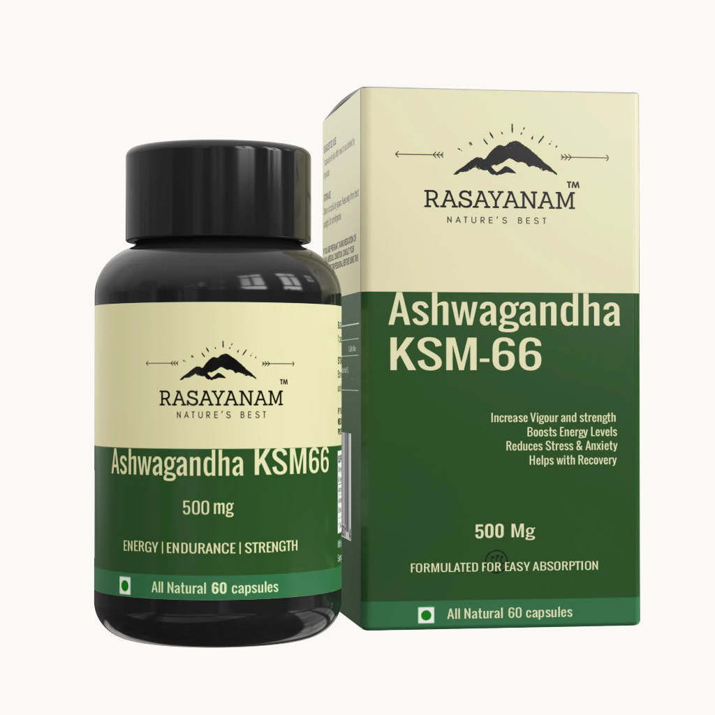 Rasayanam Ashwagandha KSM-66 500mg - 60 veg capsules | Shopee Malaysia