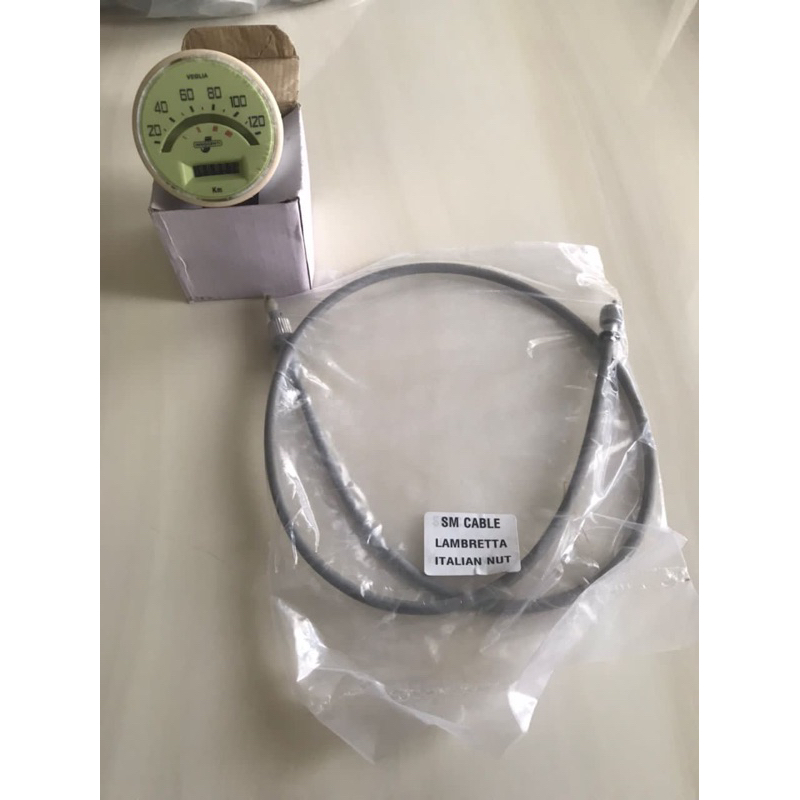 Lambretta li2 speedometer with speedometer cable | Shopee Malaysia
