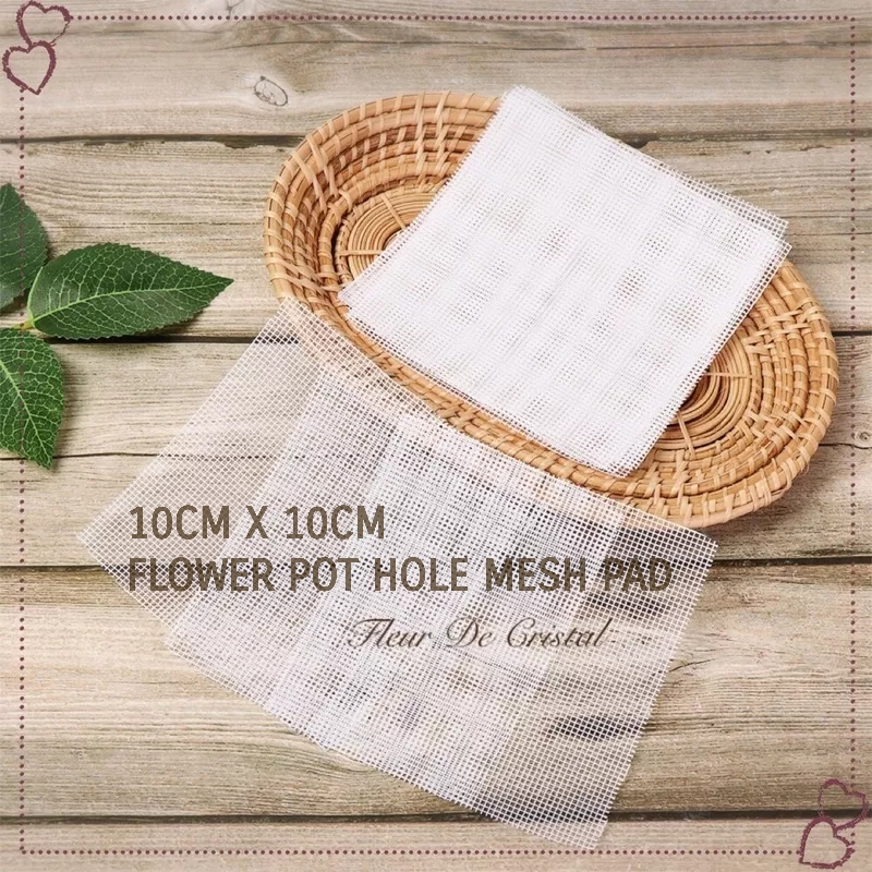 FDC - Gardening Flower Pot Hole Cover Drainage Mesh Leakproof Bottom ...