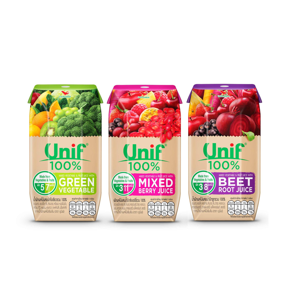 UNIF 100% VEGE&FRUIT 200ML MIXBERRY JUICE BEEROOT 200ML | Shopee Malaysia
