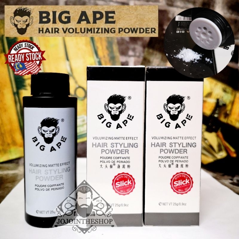 Big Ape hair styling powder volumizing matt effect 头发造型 蓬蓬粉 | Shopee ...