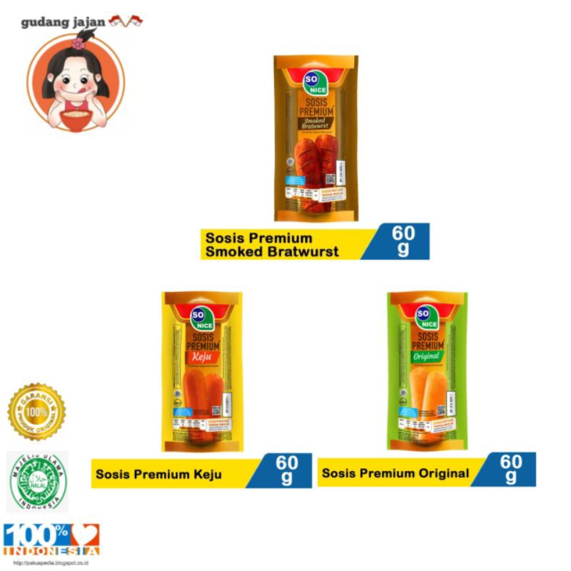 sosis so nice premium ready to eat ready stock malaysia | Shopee Malaysia
