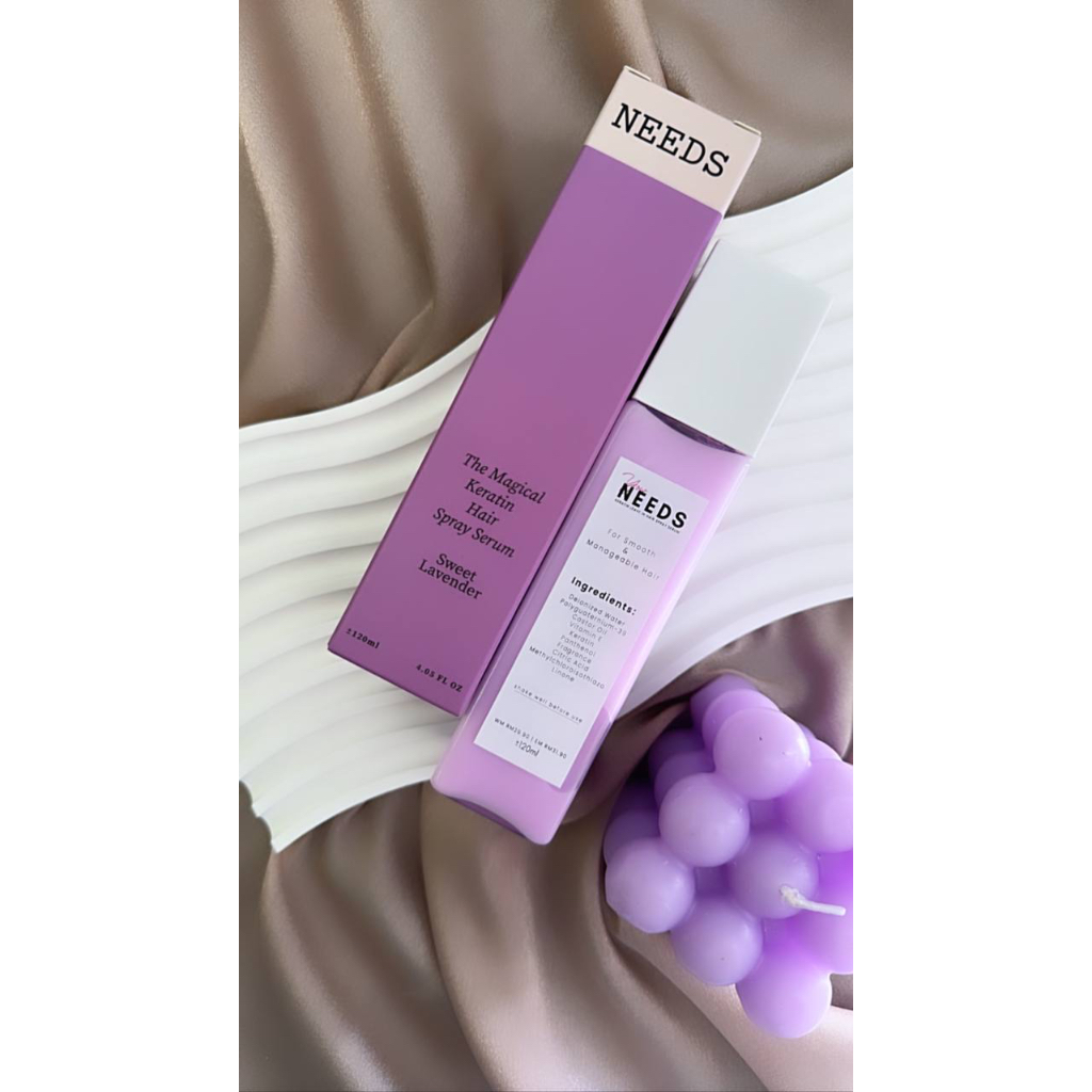 NEEDS Magical Keratin Hair Spray Serum ( Sweet Lavender) | Shopee Malaysia