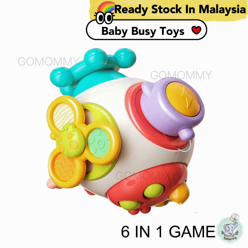 Baby Finger Toys Busy Cube Busy Board Multifunctional Early Educational ...