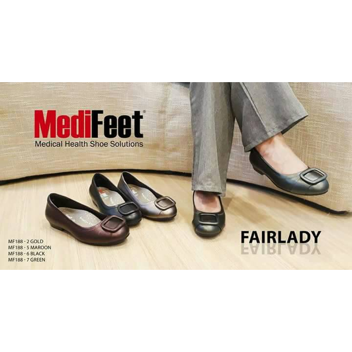 MEDIFEET MF188 FUSION SERIES FAIRLADY WOMEN ORTHOTIC SYSTEM MEDICAL HEALTH SHOES ( kasut ...