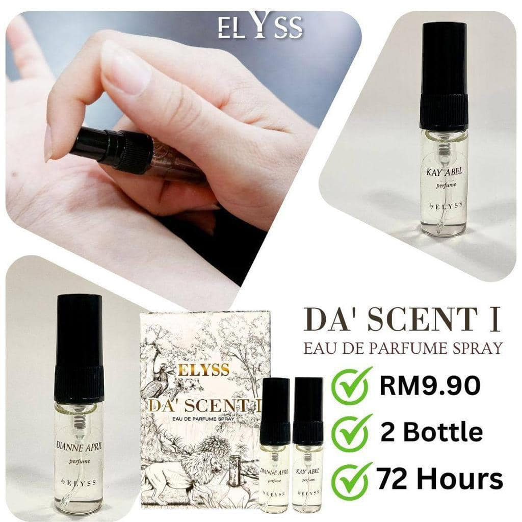 PERFUME ELYSS DA' SCENT I EDP 🔥ORIGINAL🔥 MINYAK WANGI | Shopee Malaysia