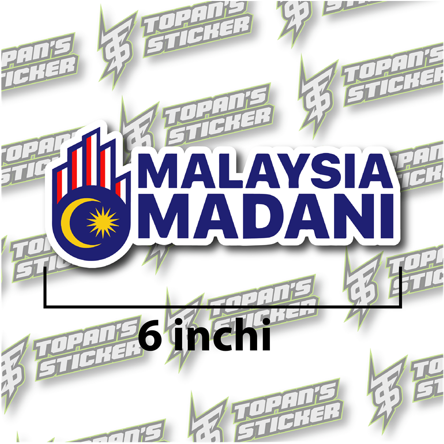 STICKER LOGO HARI KEMERDEKAAN 2023/MALAYSIA MADANI/MERDEKA LOGO PN ...