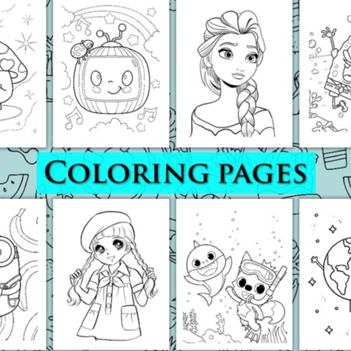 Set Kertas Mewarna A5 Colouring Pages | Shopee Malaysia