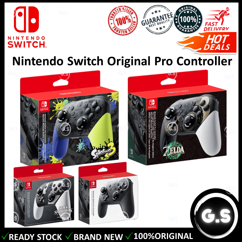 🔥PROMO🔥Nintendo Switch Official Pro Controller | Shopee Malaysia